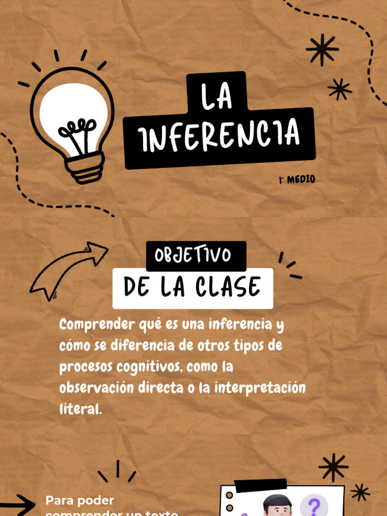 La Inferencia | PDF | Inferencia | Cognición