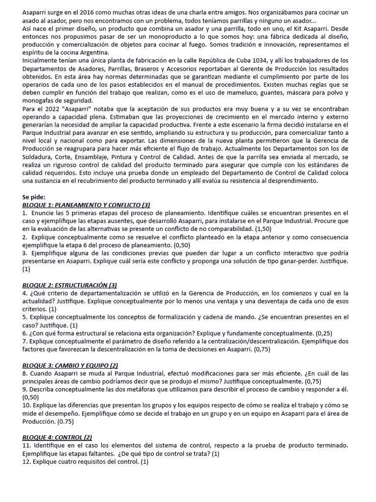 Caso Integrador Segundo Parcial | PDF | Diseño