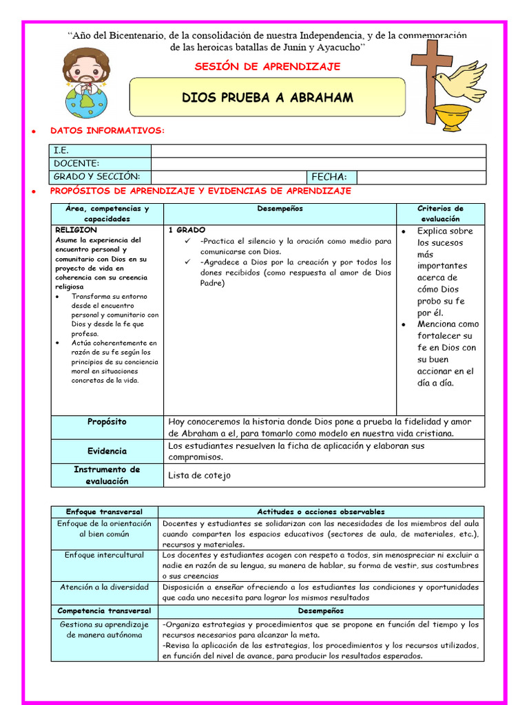 "Fe y Fidelidad: La Prueba de Abraham" | PDF | Abrahán | Isaac