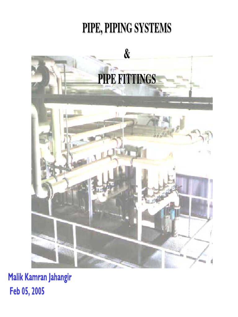 Piping Systems and Pipe Fittings | Download Free PDF | Pipe (Fluid ...