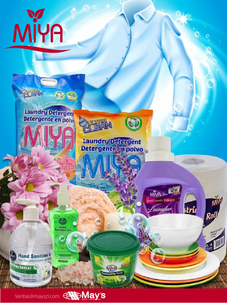 Catálogo Miya | PDF | Detergente | Limpieza