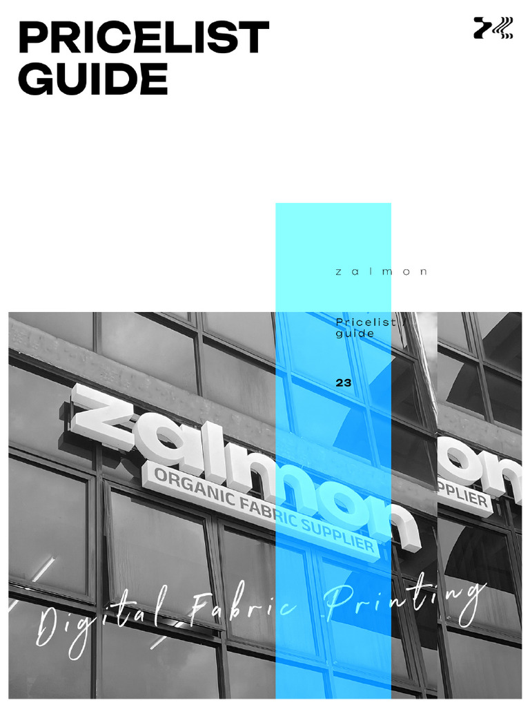 Zalmon Fabric Digital Pricelist September 2023 V3 | PDF