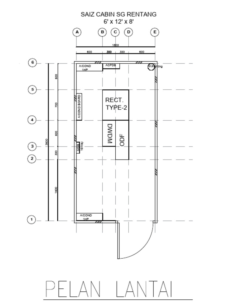 Kabin SG Rentang-Floor Plan | PDF