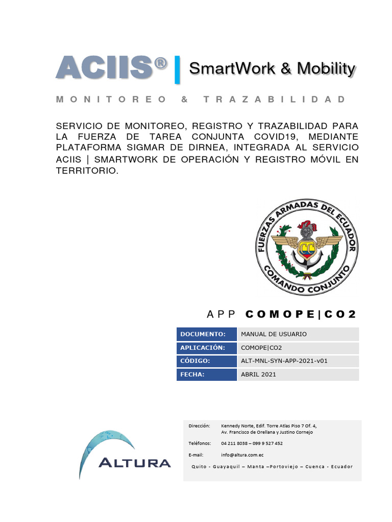 Manual ALT-MNL-SYN-APP-2021.v1 - PROCEDIMIENTO DE INSTALACI N Y VERIFICACI N | PDF | Aplicación ...