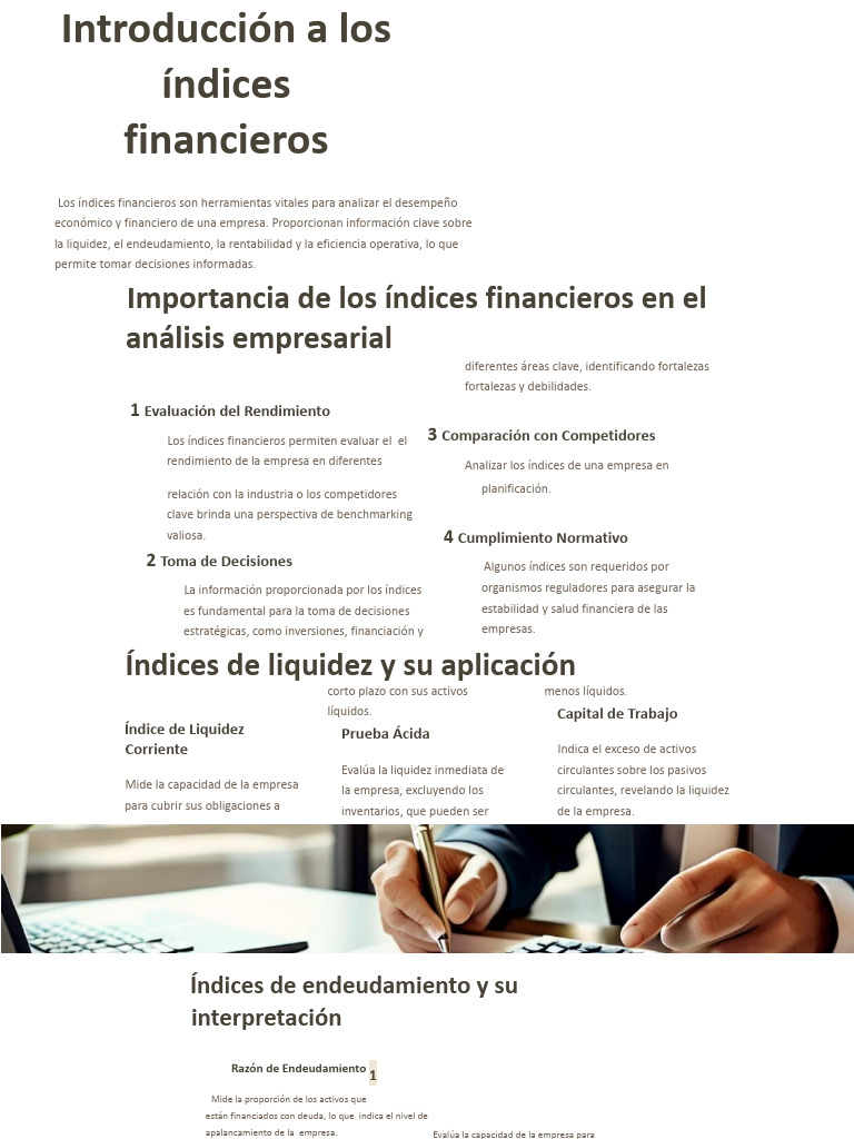 4 Índices o Indicadores Financieros | PDF | Economias | Business