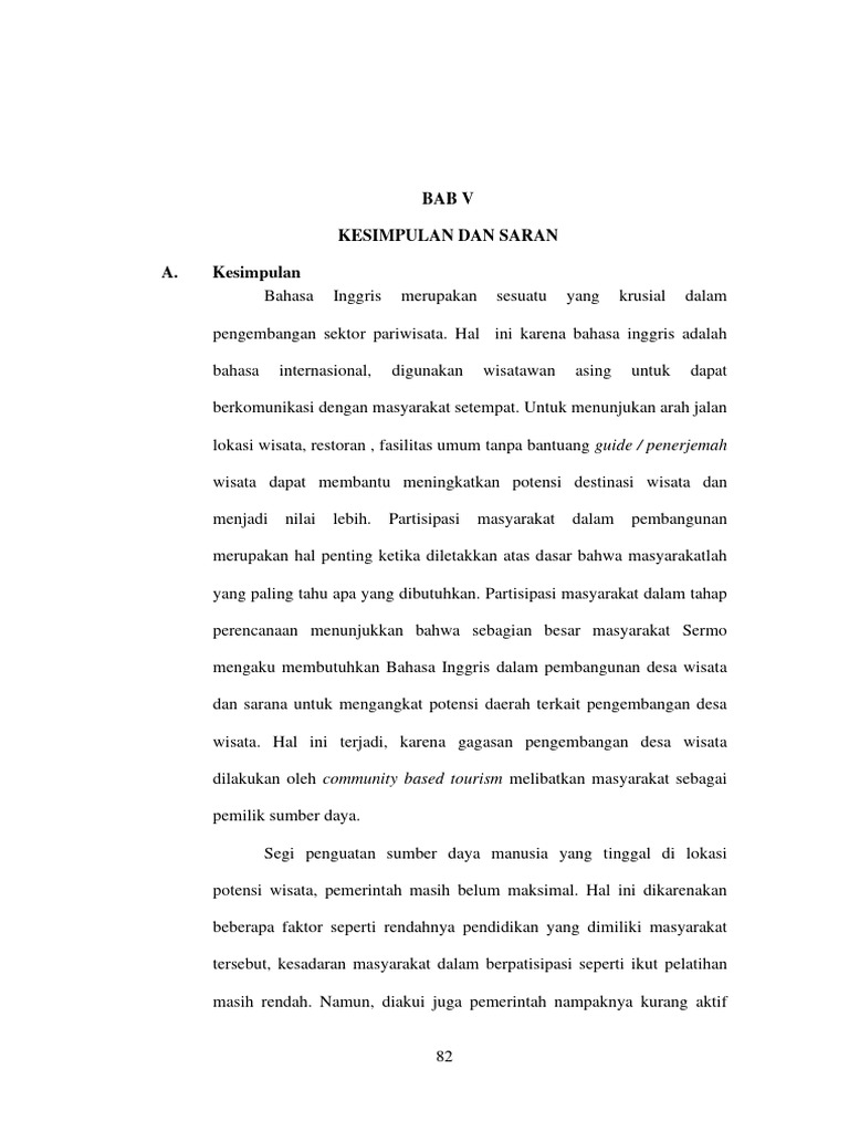 BAB 5 - LAMPIRAN - Opt | PDF