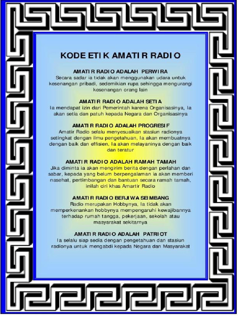 Kodek Etik ORARI | PDF