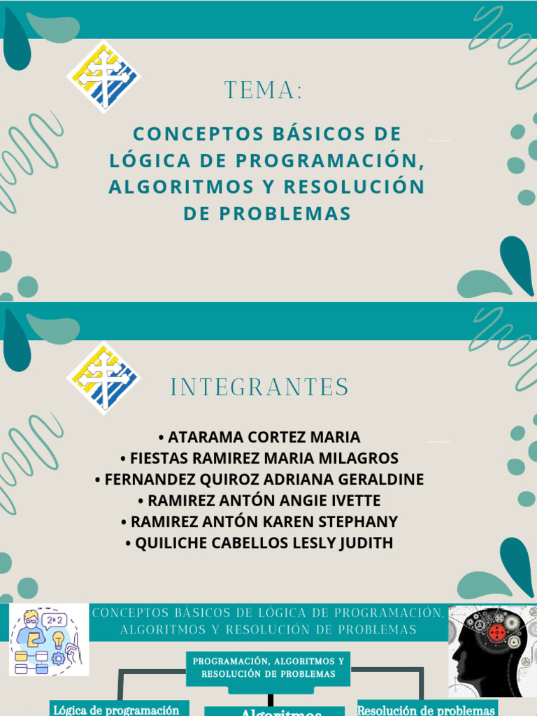 Conceptos Básicos de Lógica de Programación | PDF | Algoritmos | Programación de computadoras
