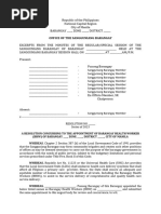 BHW BNS Appointment Oath of Office | PDF | Oath Of Office | Justice