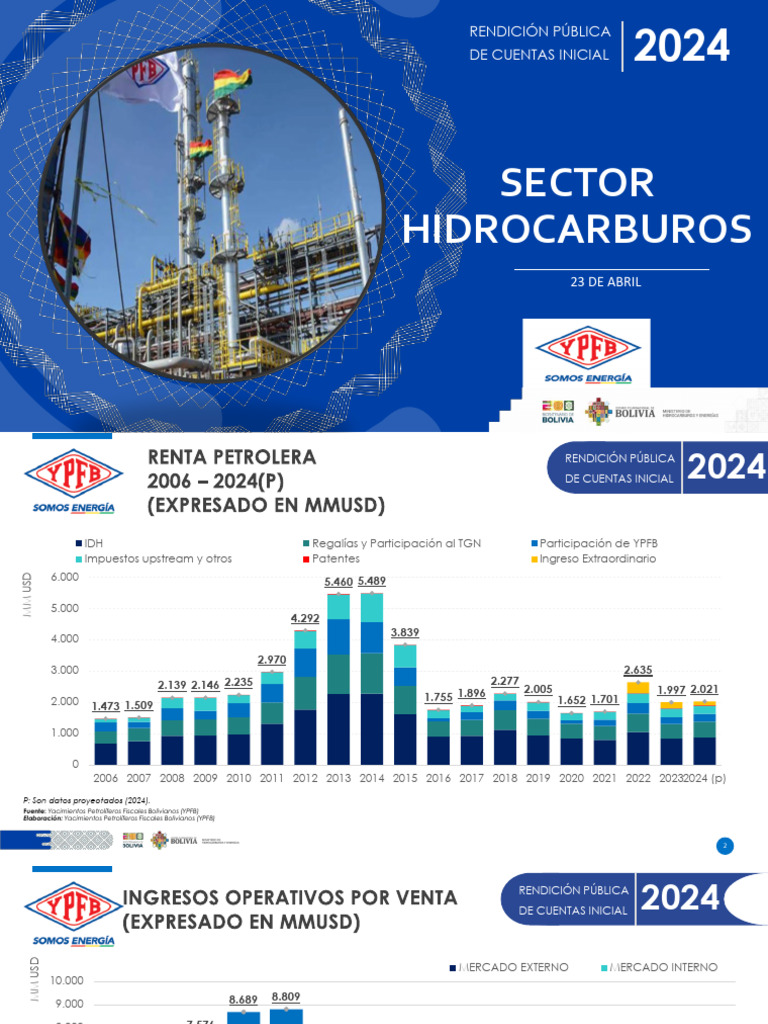 RPC - Inicial 2024.ypfb | PDF | Biodiésel | Petróleo