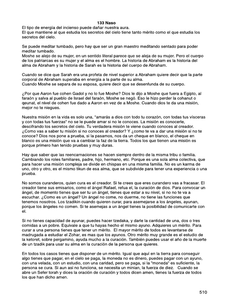 Zohar - 133 Naso | PDF