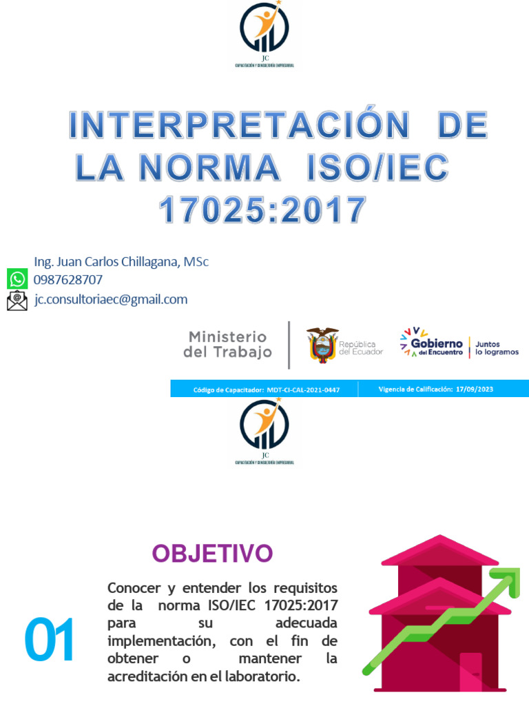 Implementación Norma ISO/IEC 17025 Parte 1 | PDF | Organización internacional para la ...