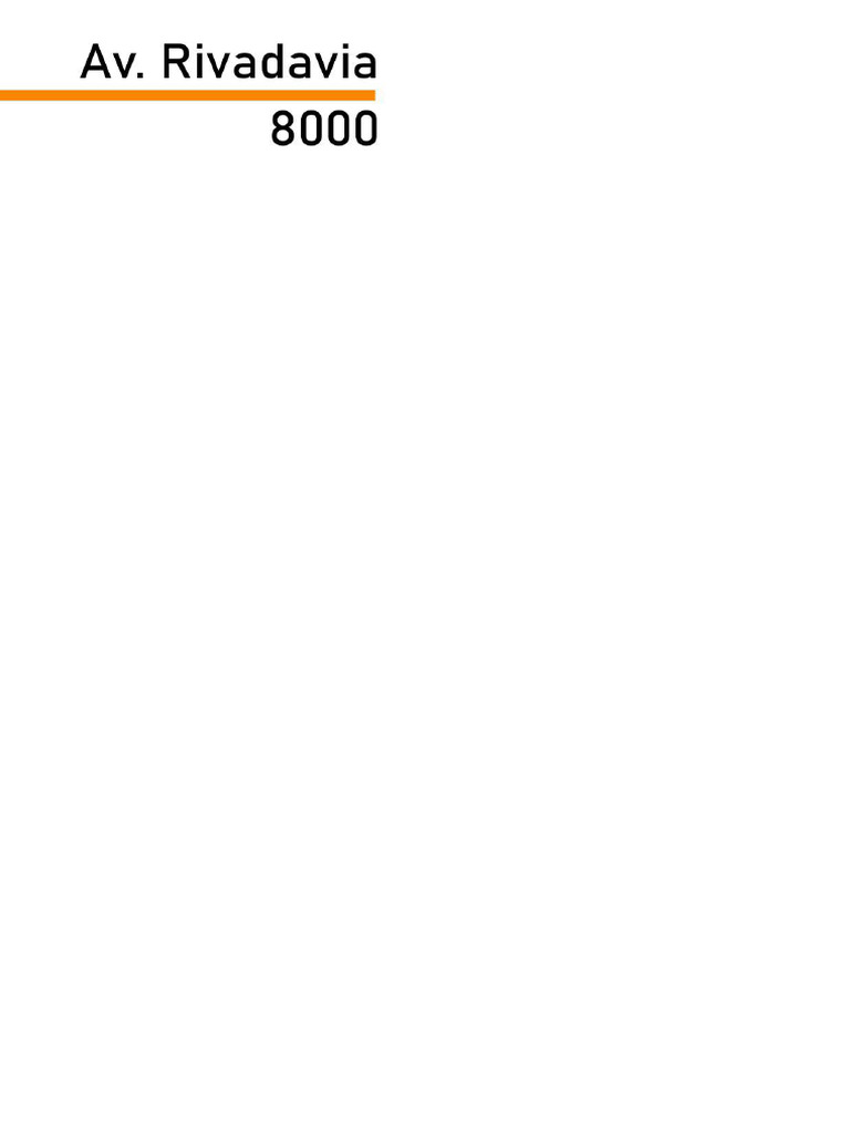 Avenida Rivadavia 8000 | PDF