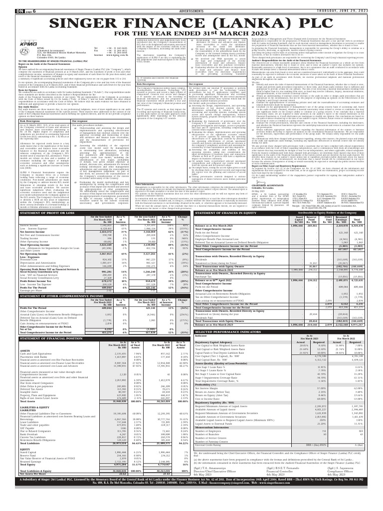 2023 Mar e | PDF | Audit | Internal Control