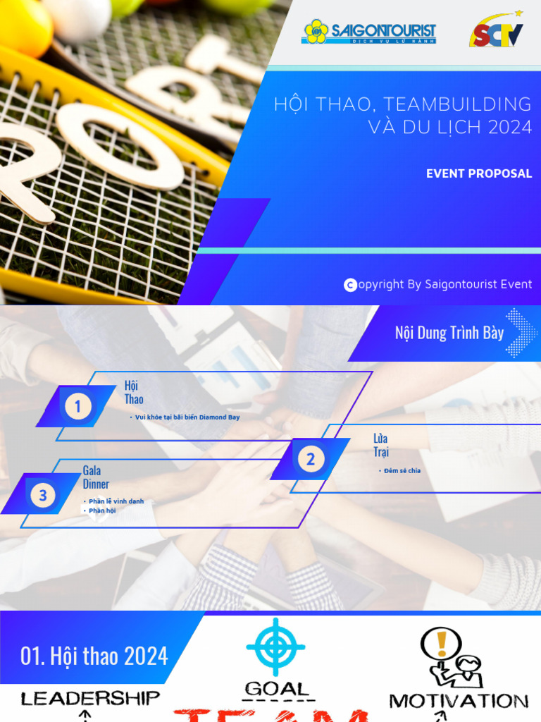 Hội Thao, Team Building Và Du Lịch SCTV 24524 | PDF