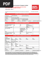 HDFC Ergo GHI Reimbursement Claim Form | PDF | Insurance | Hospital