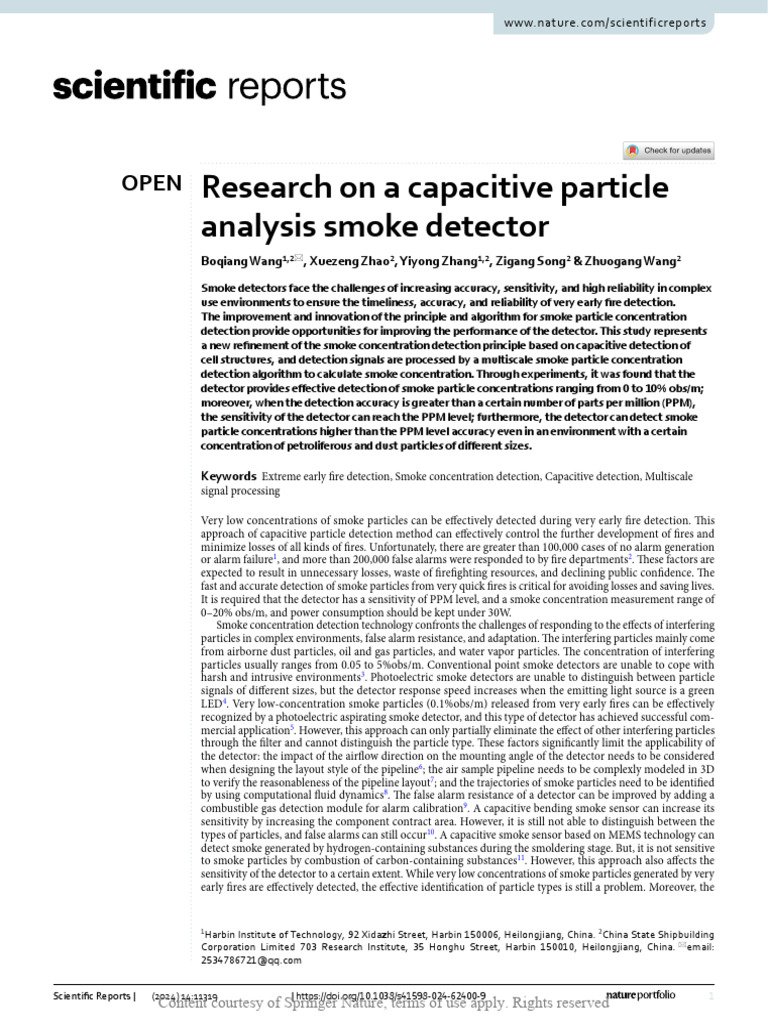 Research On A Capacitive Particle Analysis Smoke D | PDF | Capacitor ... Research On A Capacitive Particle Analysis Smoke D | PDF | Capacitor ...