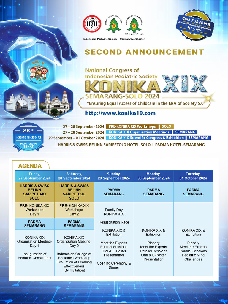 KONIKA XIX 2nd Announcement | PDF | Health Care | Pediatrics