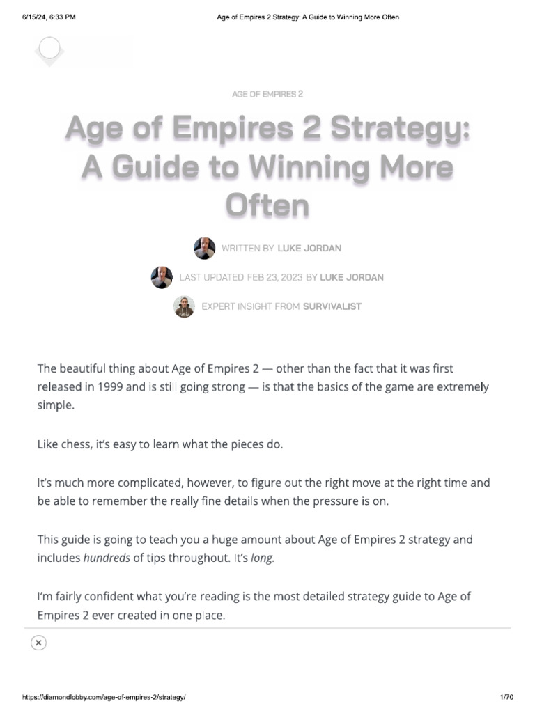 Aoe Guide | PDF