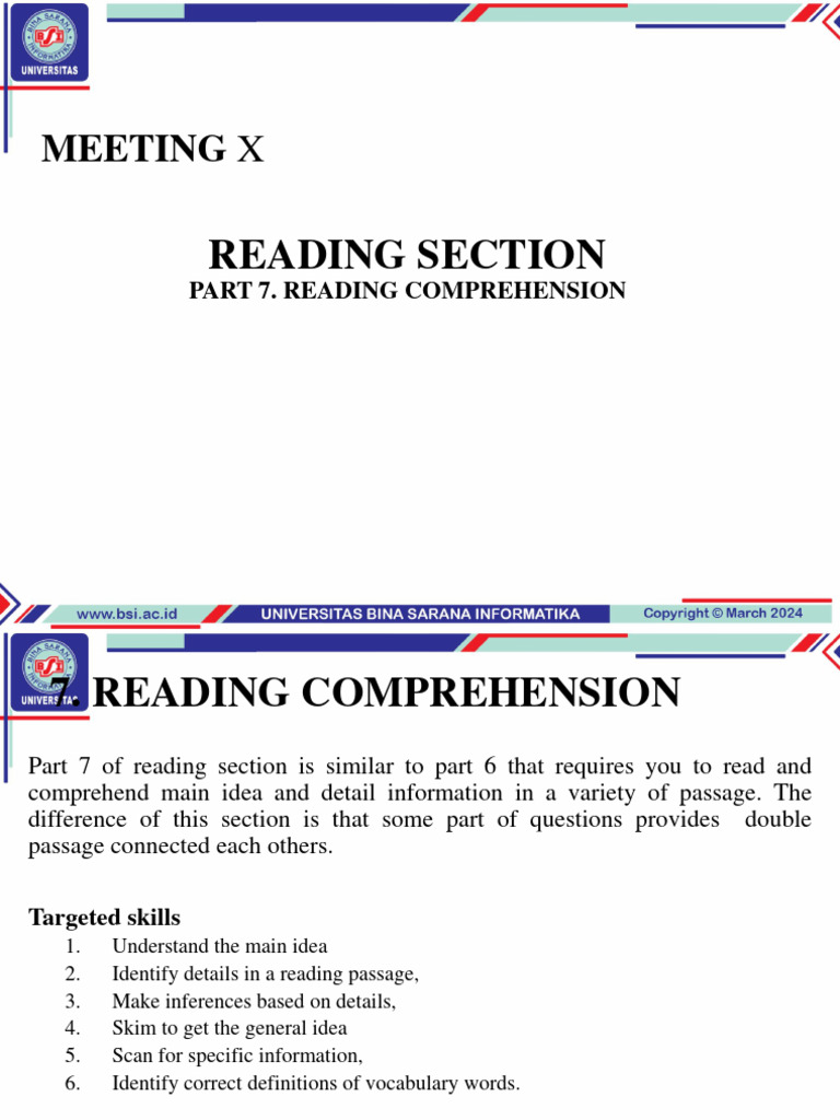 Meeting X | Download Free PDF | Reading Comprehension | Bus