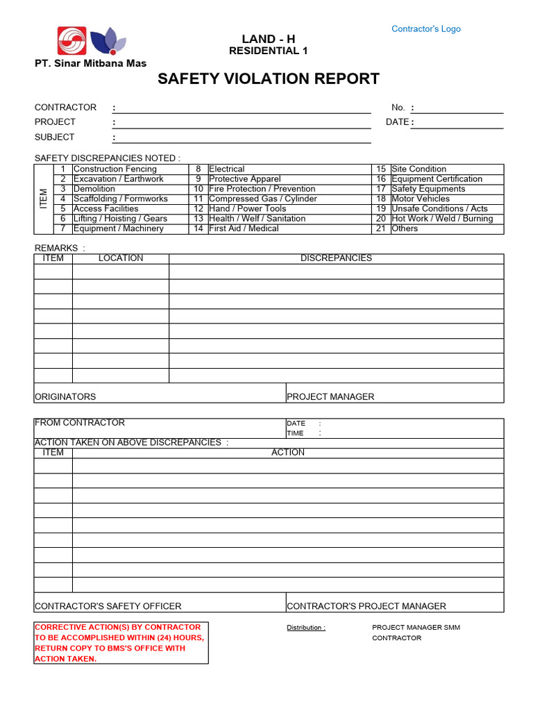 F14 - Safety Violation | PDF