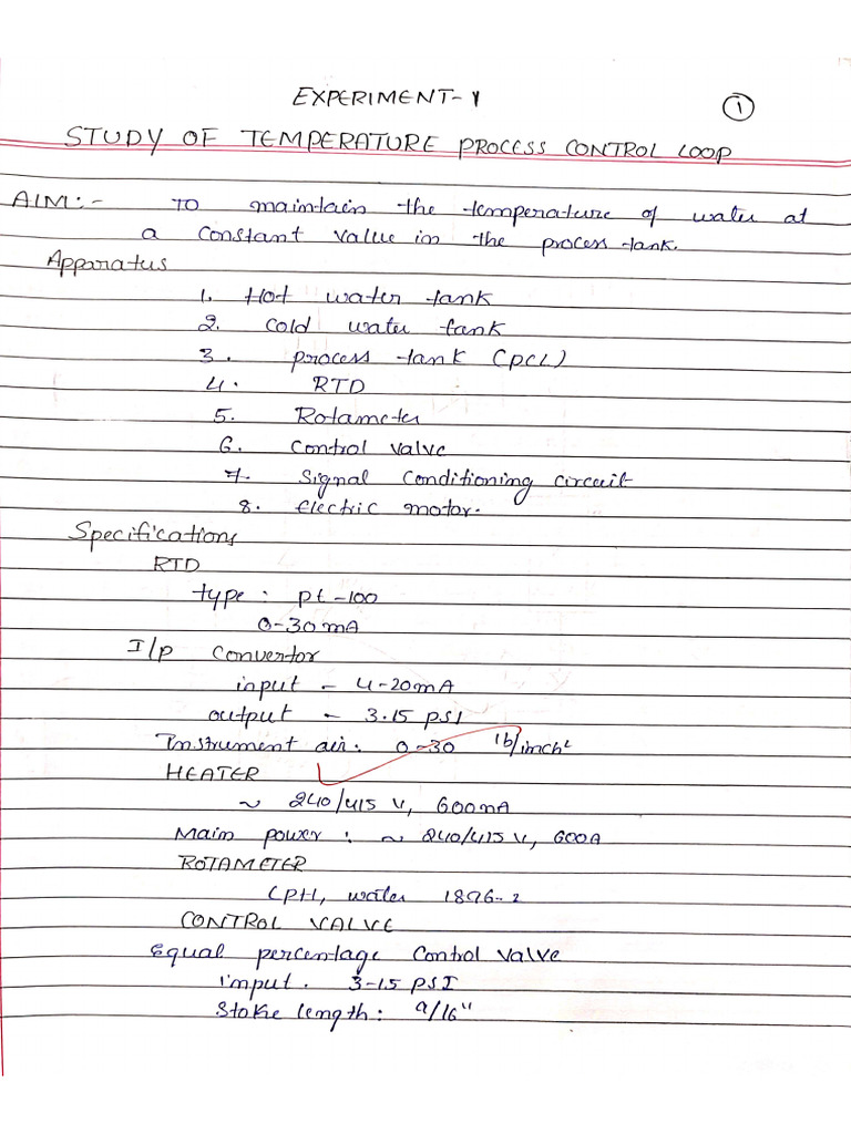 Process Control Chit | PDF