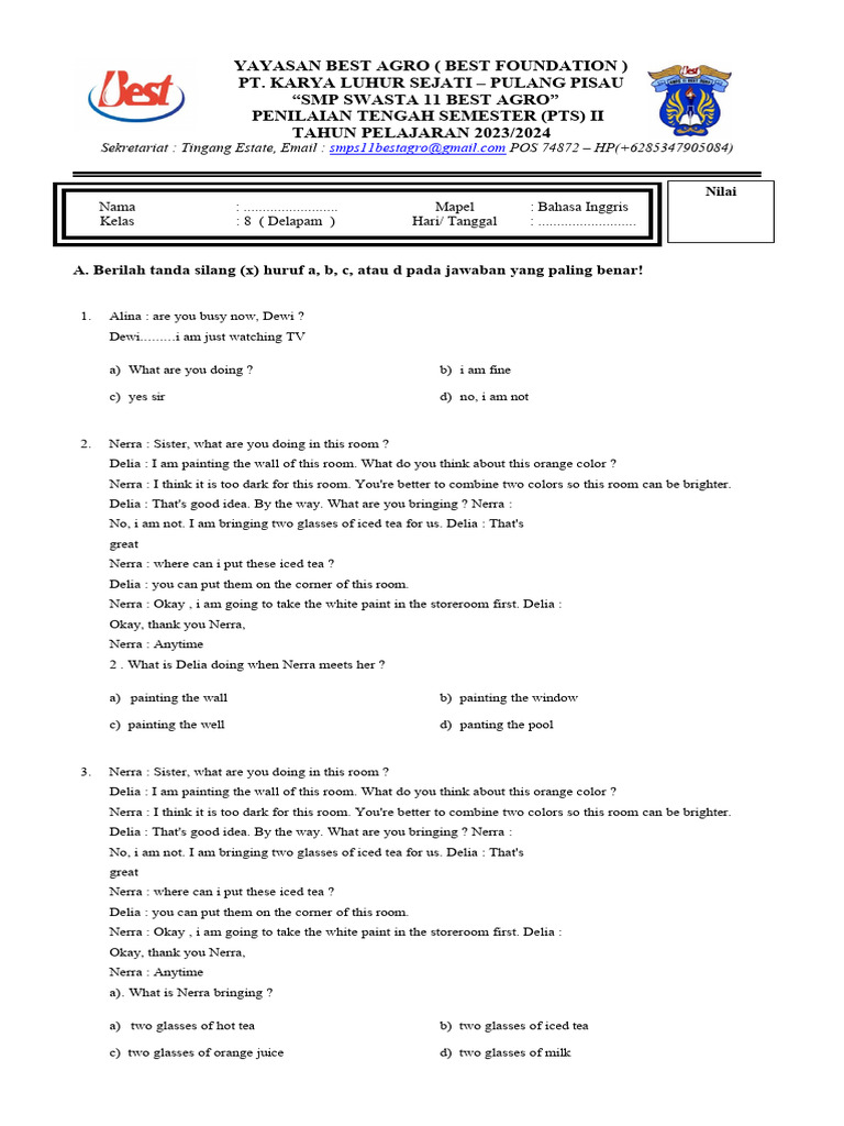 Bahasa Inggris 8 Pdf Lunch Cuisine