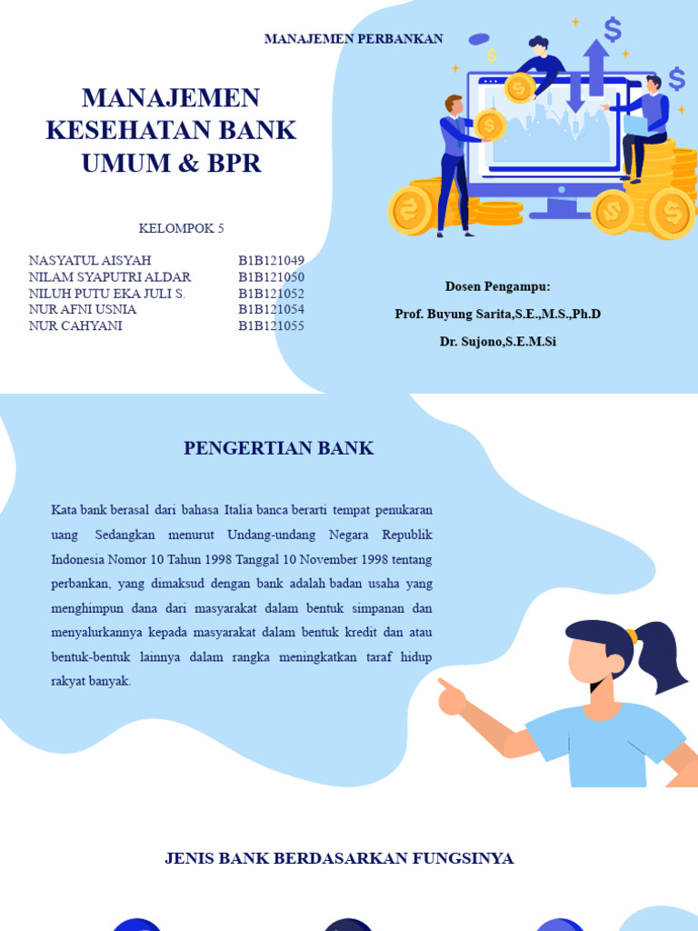 Perbankan Kelompok 5 | PDF | Pengelolaan Keuangan & Uang