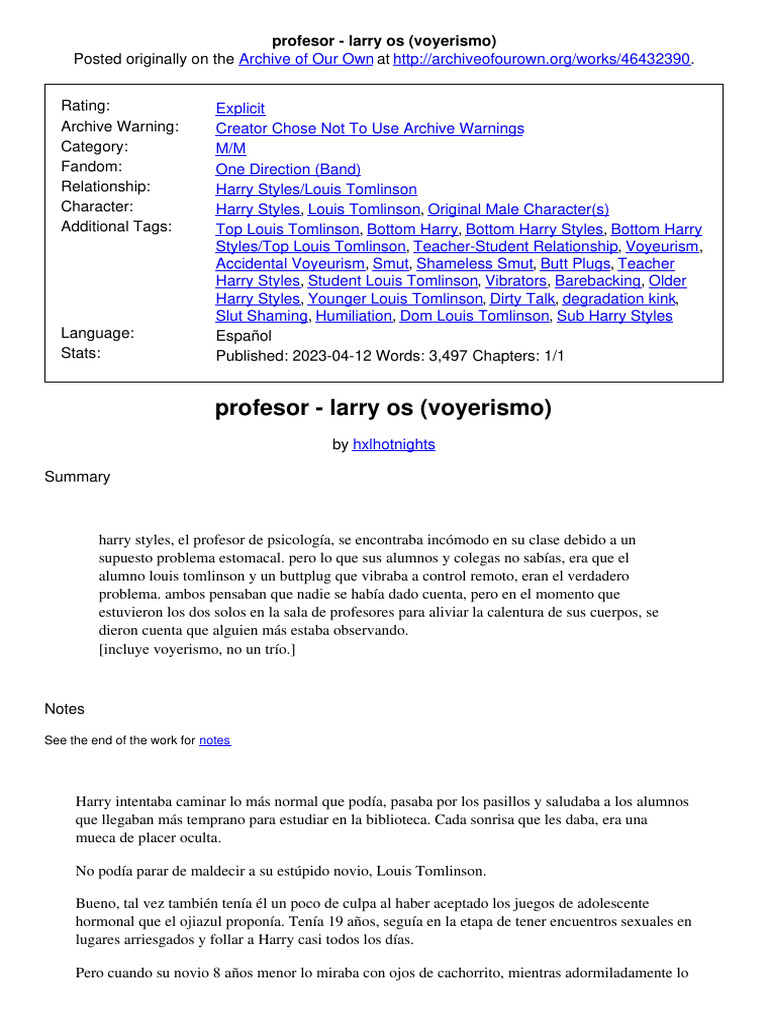 Profesor - Larry Os first c | Descargar gratis PDF | La sexualidad humana