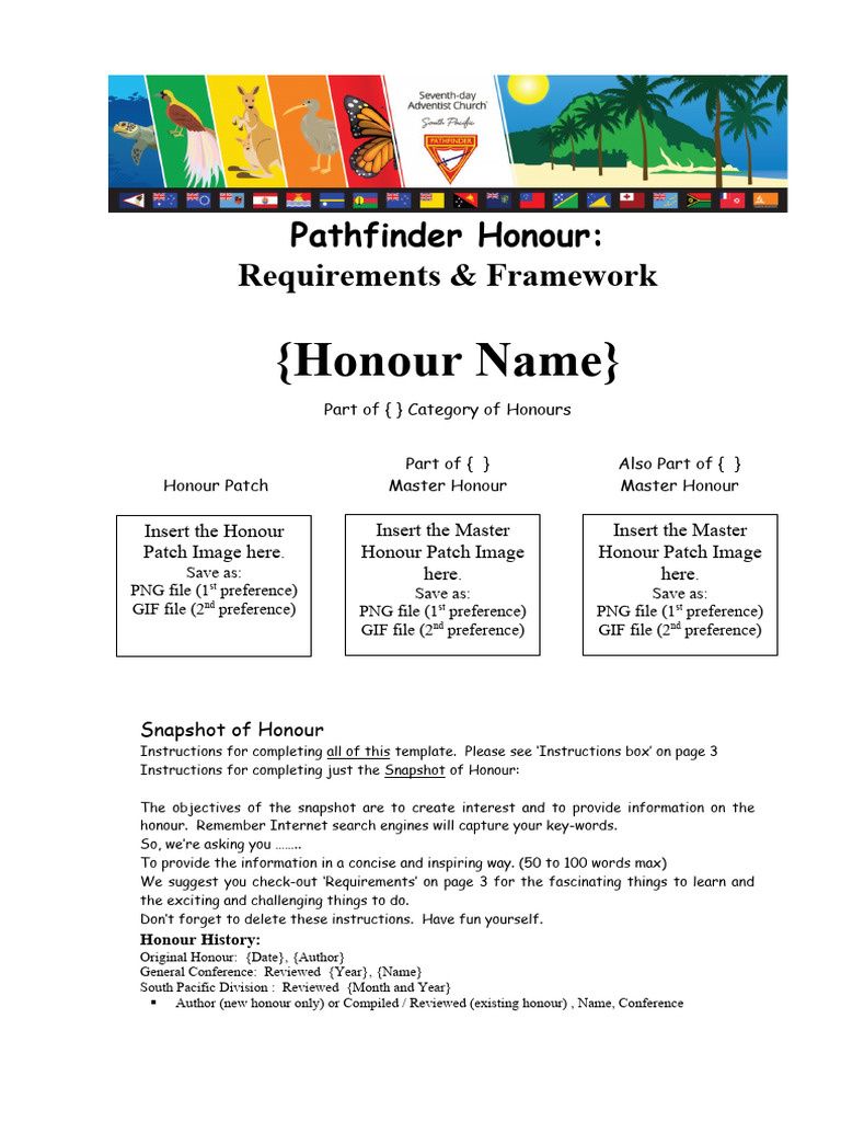 Template_Honour_Requirements___Framework | PDF | Software | Computing