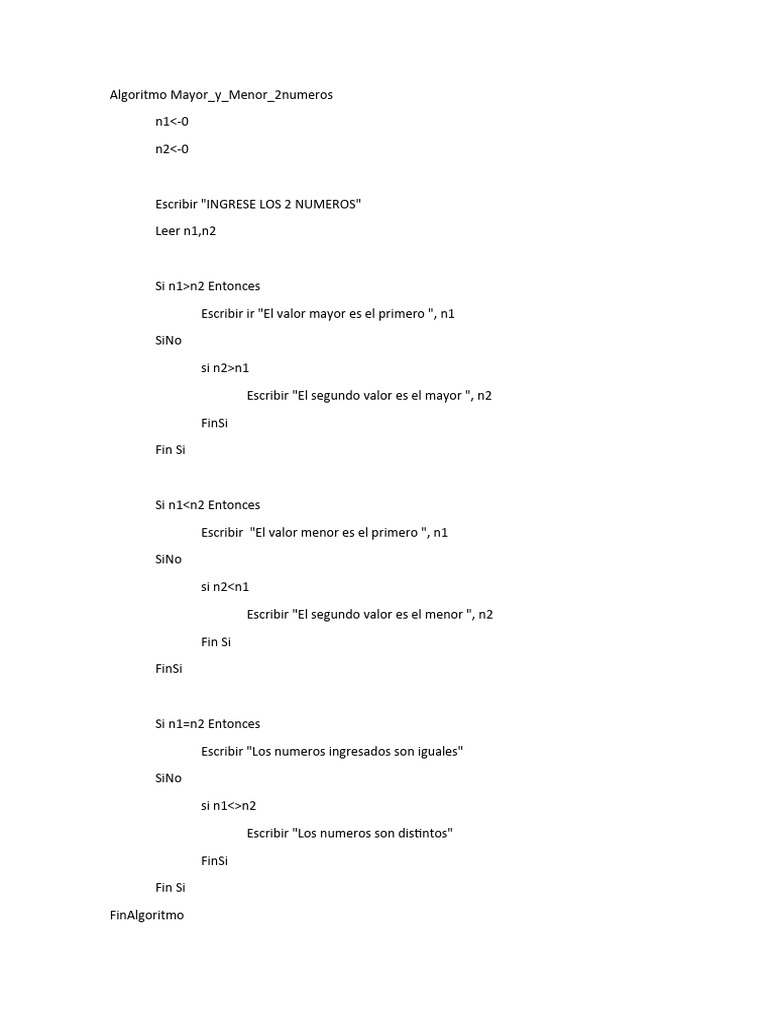 Algoritmos Básicos en Programación | PDF