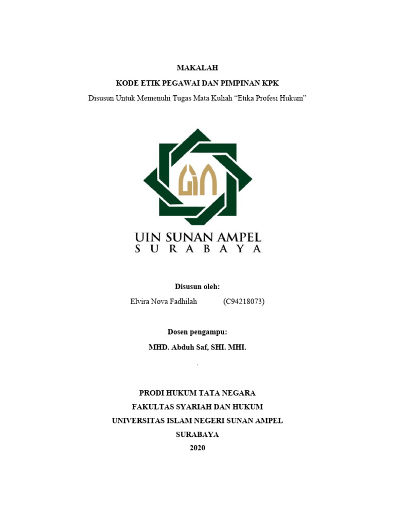 UAS EtProf Elvira Nova C94218073 | PDF