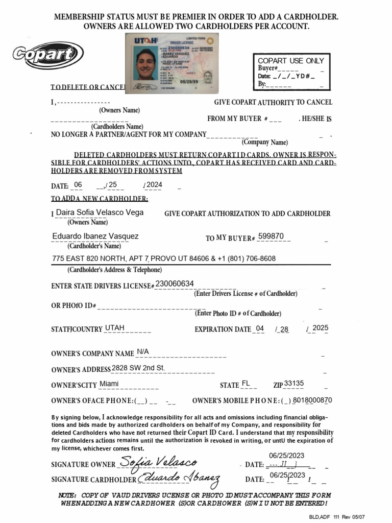 Copart Cardholder Management | PDF | Applications Of Cryptography ...