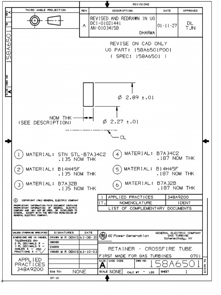 MS5001 Crossfire Tube | PDF