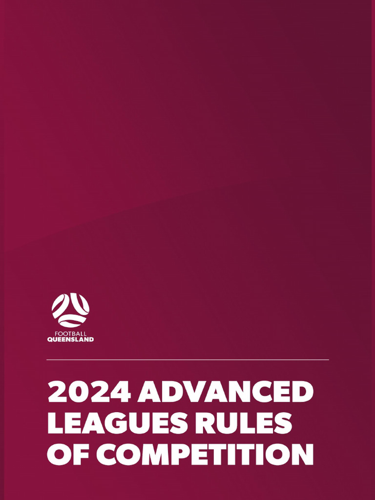 2024 Rules of Competition For Advanced Leagues | PDF | Association ...