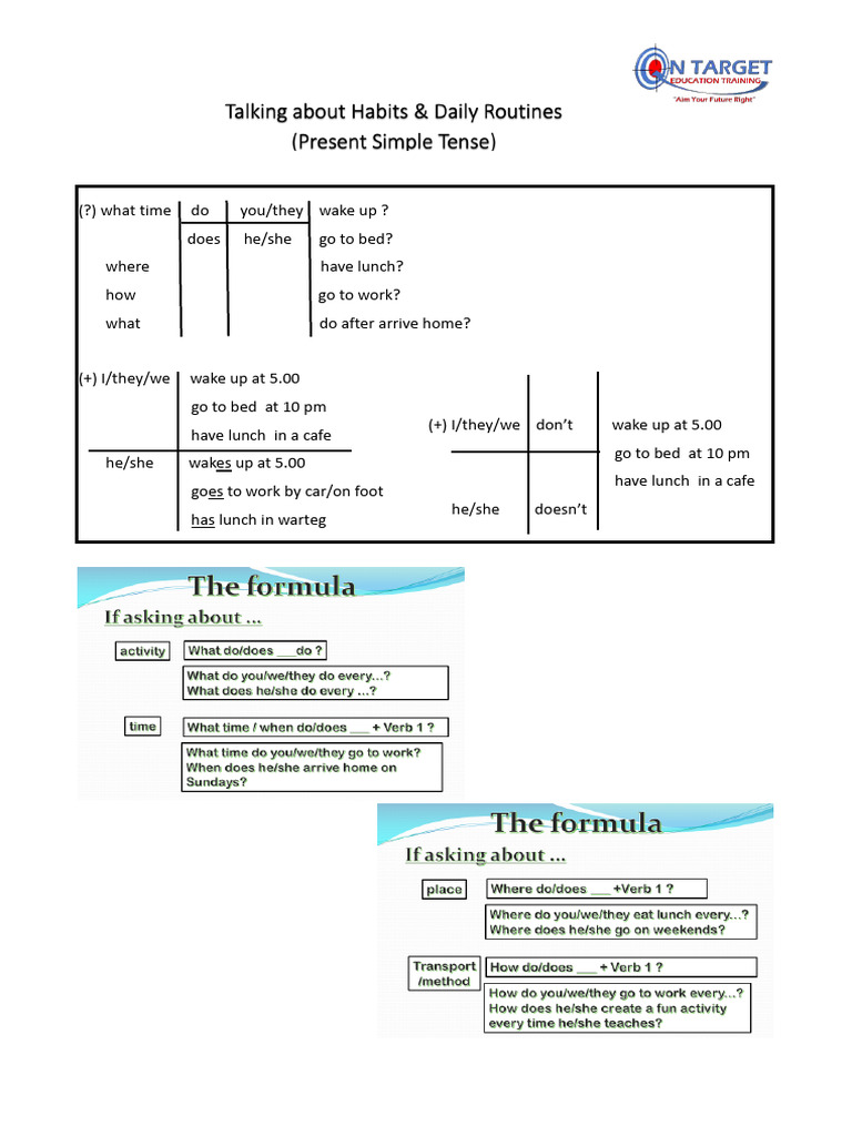 Materi Daily Routines | PDF