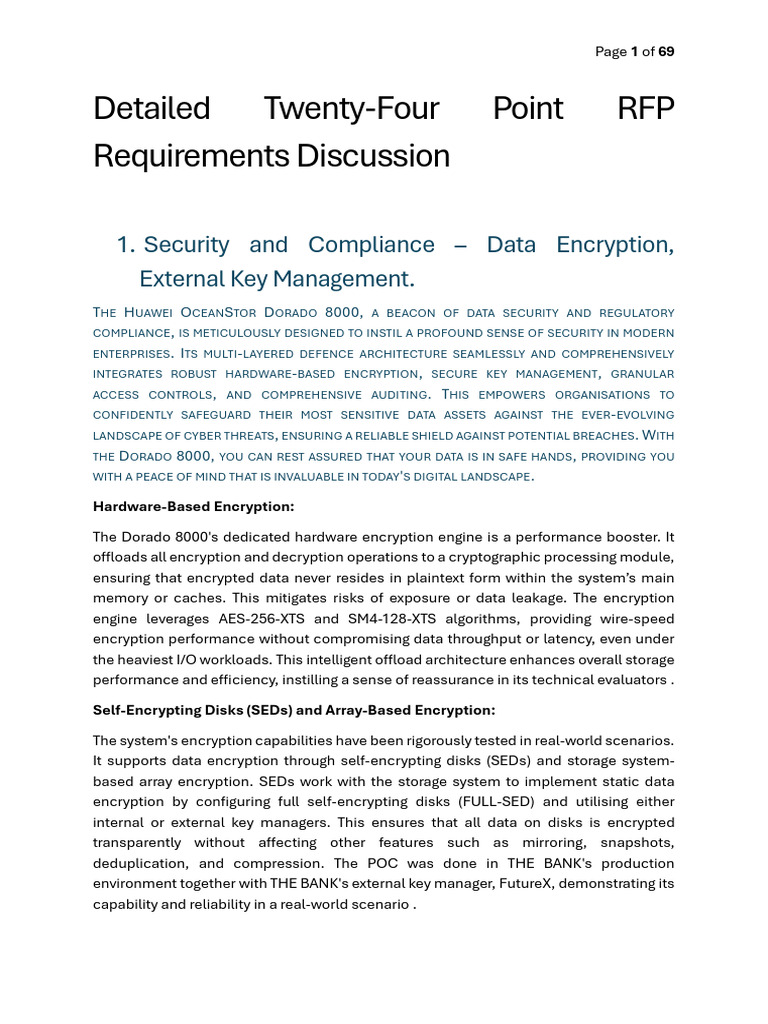 Detailed 24points RFP Req | PDF | Data Compression | Cloud Computing