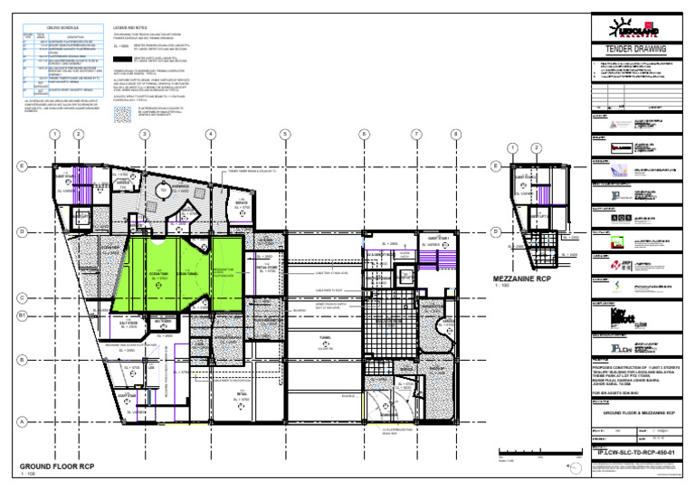W-SLC-TD-RCP-450-01-GF&Mezz RCP | PDF