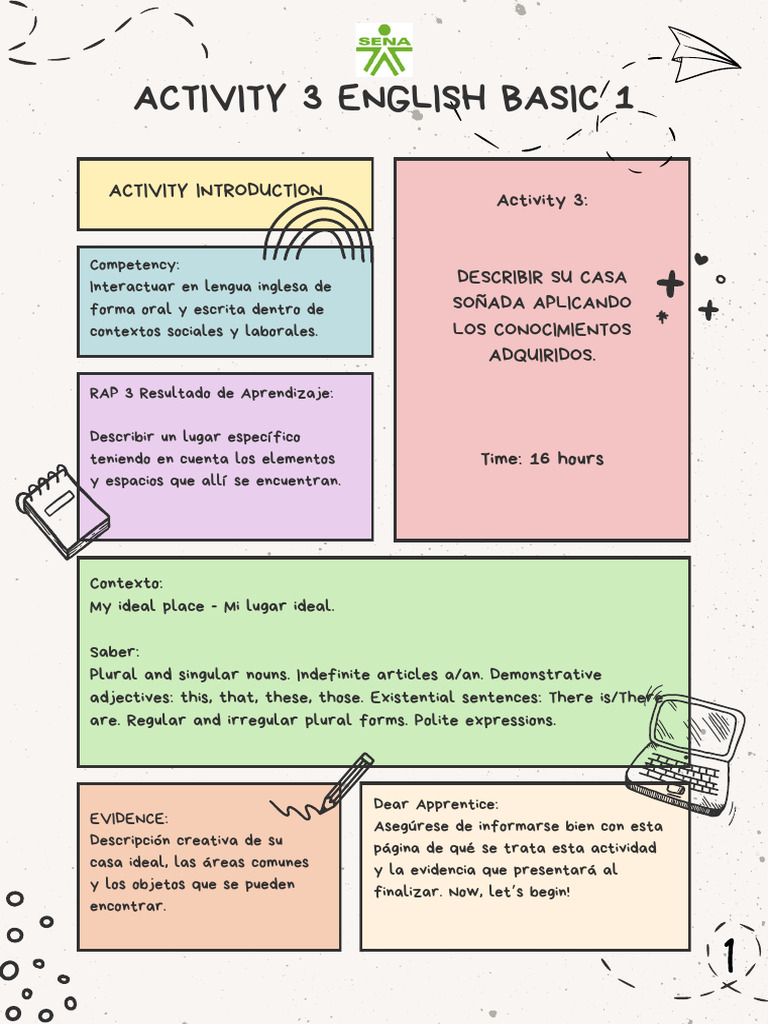 ACTIVITY 3 English Basic 1 | PDF | Comunicación humana | Lingüística
