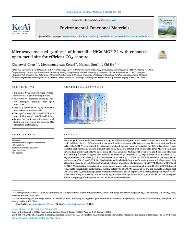 Microwave-Assisted Synthesis of Bimetal.. | PDF | Teaching Methods & Materials | Technology ...
