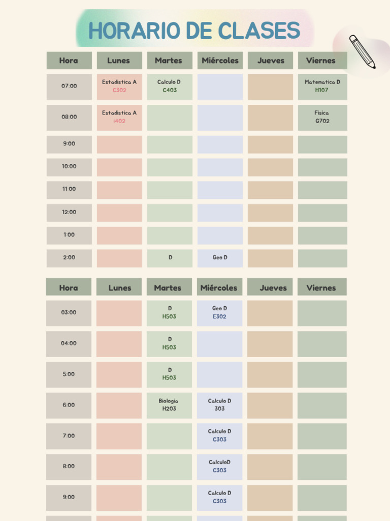 Horario de clases Dinosaurios Diseño plano Colorido Pastel (1) | PDF Horario de clases Dinosaurios Diseño plano Colorido Pastel (1) | PDF