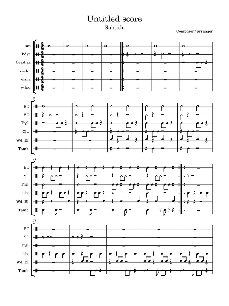 Untitled Score 5 | PDF