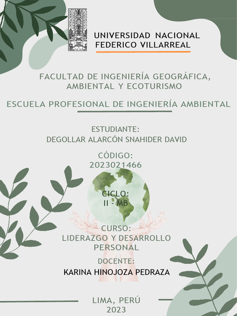 Degollar - Alarcón - Snahider - David | PDF | Ingeniería | Entorno natural