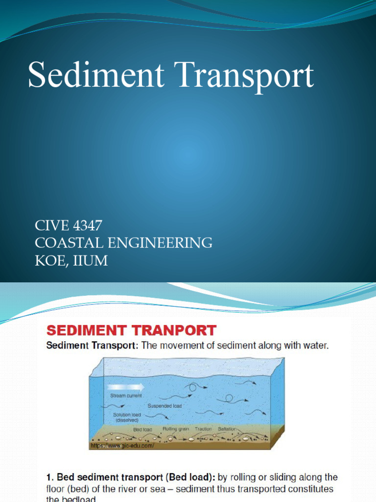 Sediment Transport | PDF | Beach | Earth Sciences