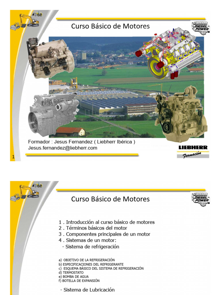 Curso Motores | PDF | Pistón | Motor diesel