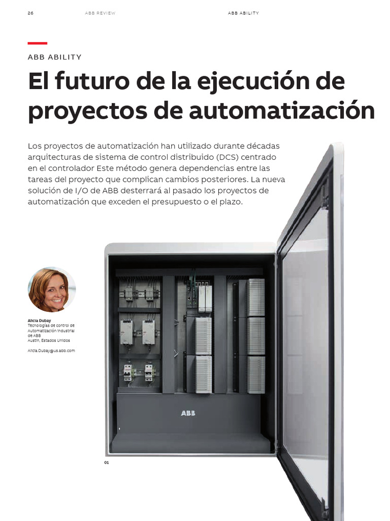 Folleto Abb El Futuro De La Ejecución De Proyectos Dew Automatización Pdf Software De