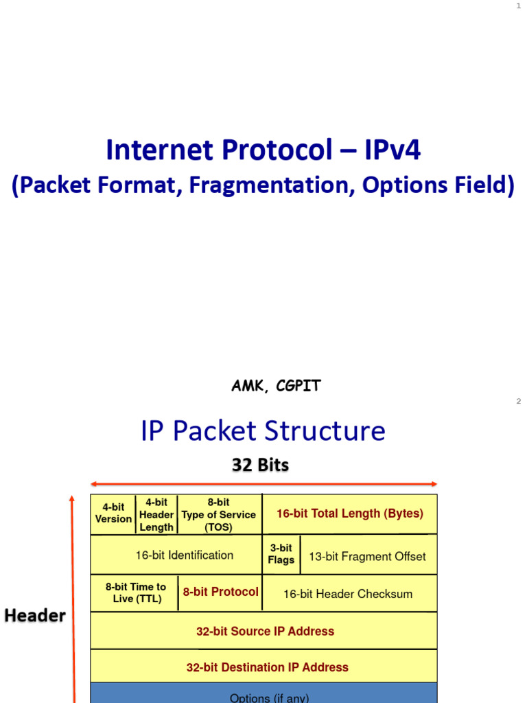Unit 3 IPv4 Format and IPv6 | PDF | Internet Protocols | I Pv6