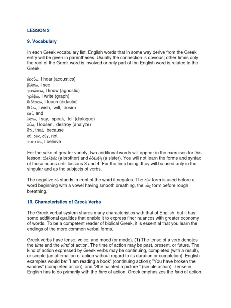 Croy LESSON 2 | PDF | Syntax | Linguistic Typology
