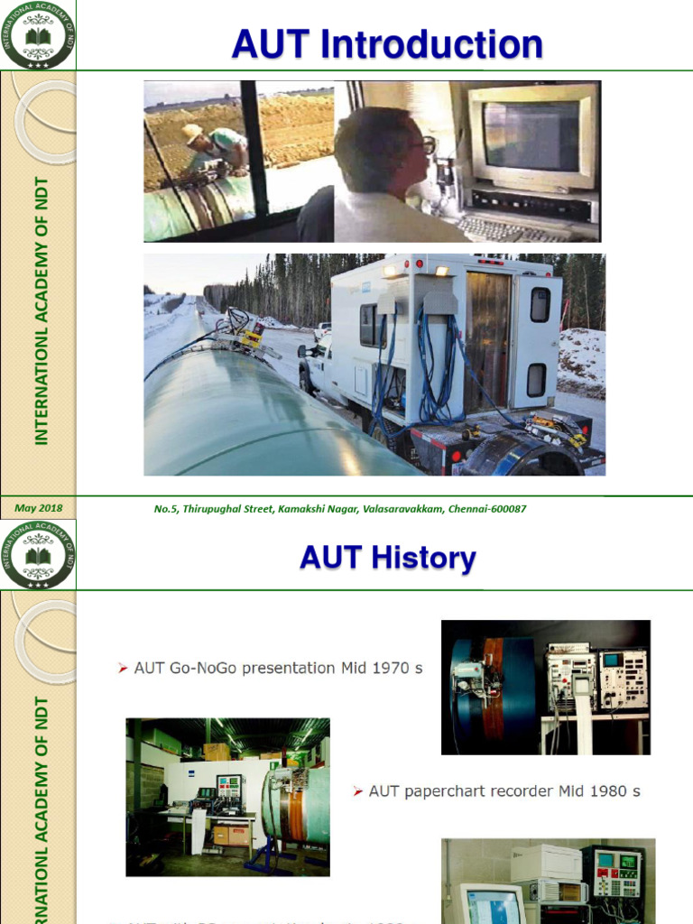 AUT Introduction | Download Free PDF | Nondestructive Testing | Welding
