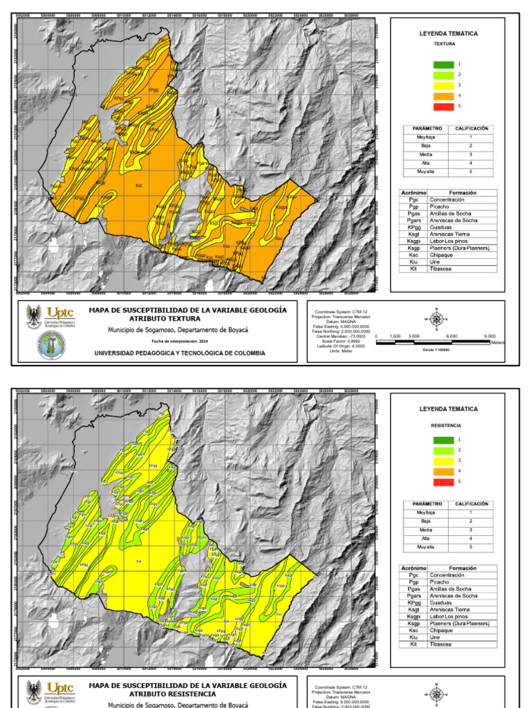 Mapas de Susceptibilidad | Descargar gratis PDF | Geografía | Geofísica